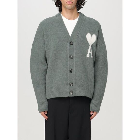 Ami Paris | Sweaters | Ami Paris Cardigan Men Beige Men | Poshmark